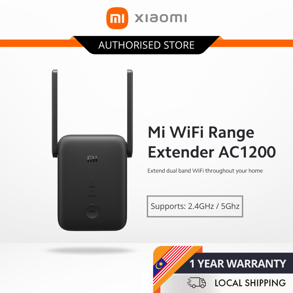 Xiaomi Mi WiFi Range Extender AC1200 - 2.4GHz/5GHz Dual Band | Shopee ...