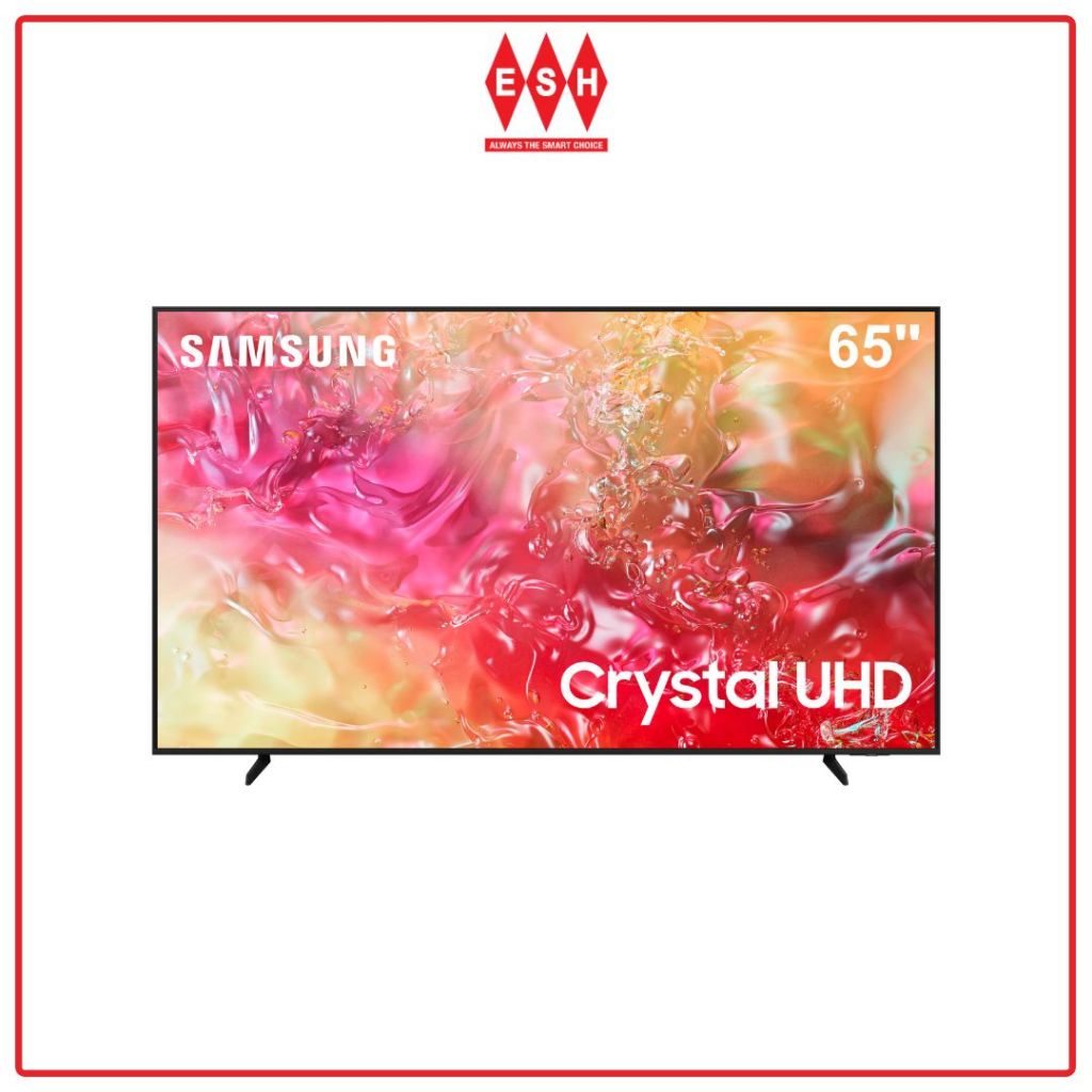 Samsung UA65DU7000KXXM 65 Inch Crystal UHD DU7000 4K Smart TV (2024) | ESH | Shopee Malaysia
