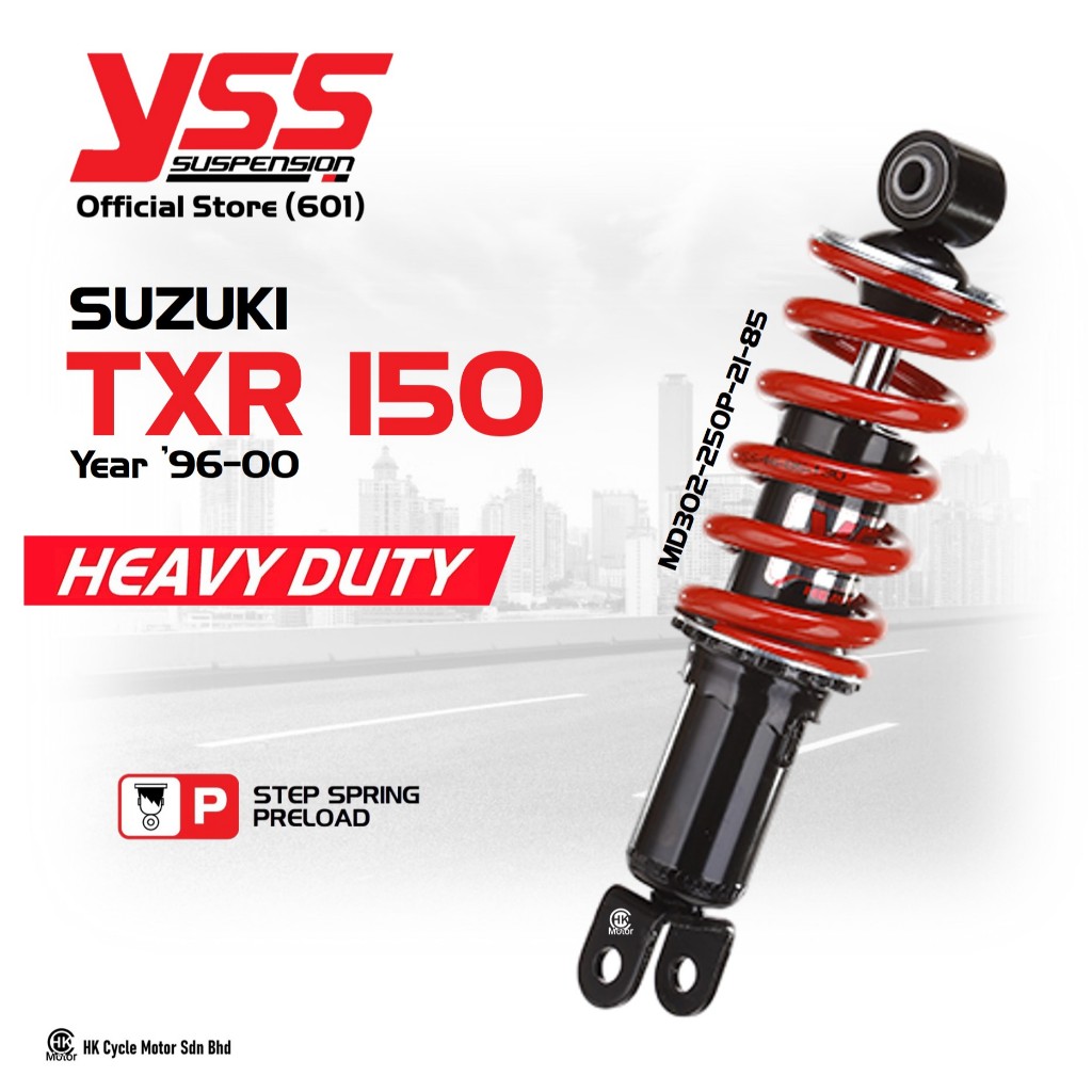 TXR150 Panther YSS Suspension Heavy Duty model. For SUZUKI TXR 150 Year ...