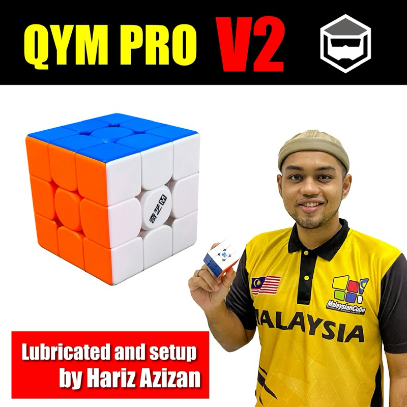 Hariz Azizan QYM Pro V2 Flagship (Kiub 3x3 Magnetik) | Shopee Malaysia