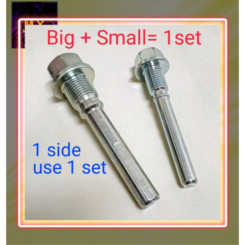 Disc Pad Screw Saga,Iswara,Lmst,Wira, Satria 1.3,1.5cc (front)(1set2pc ...