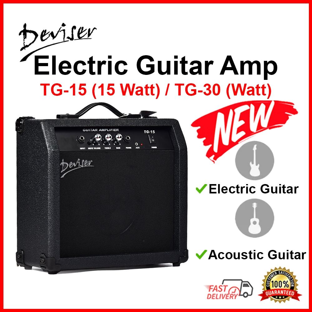 DEVISER ( TG-5 / TG-15 / TG-30 ) 5W / 15W / 30W Electric Elektrik Bass ...