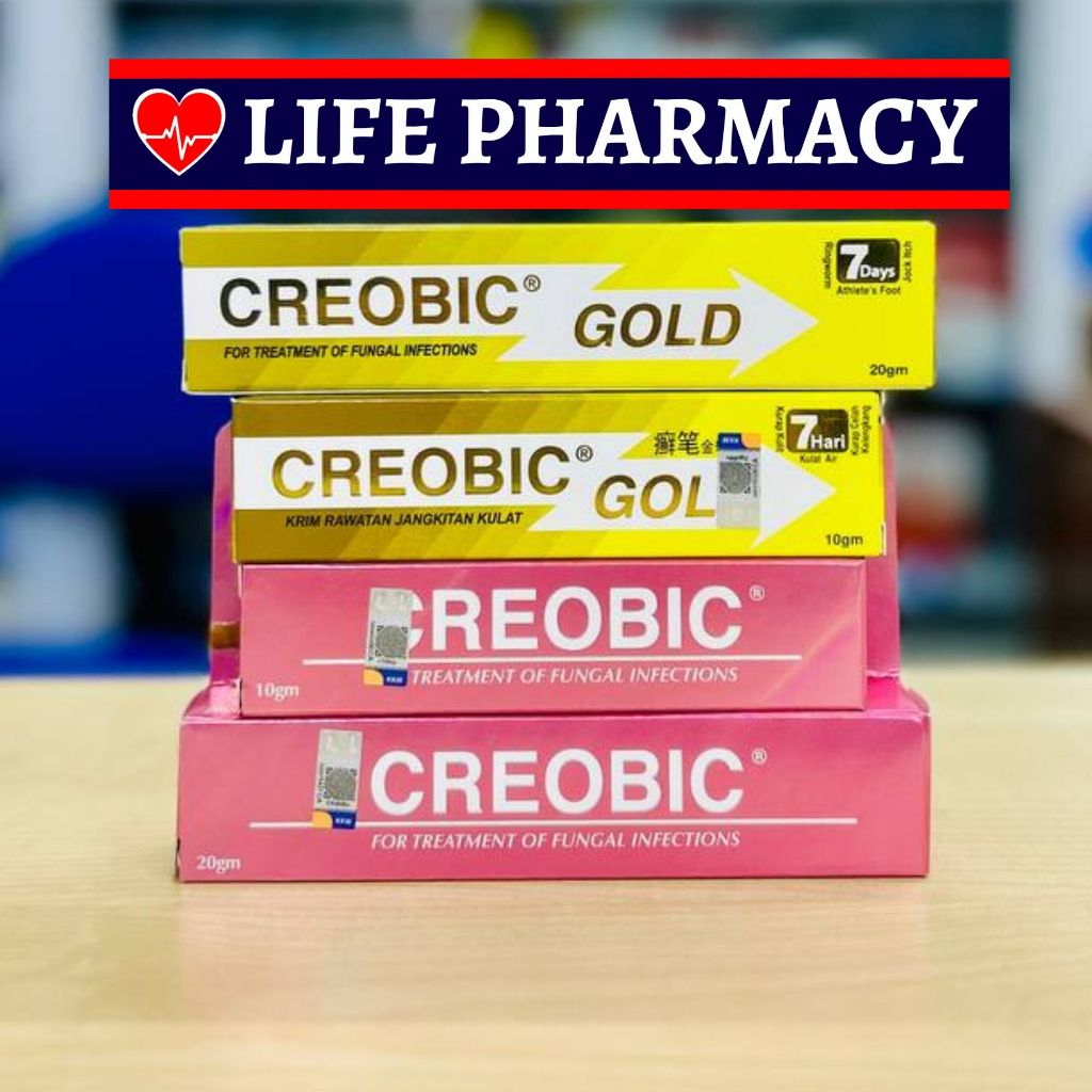 Lulus KKM - Creobic Clotrimazole / Creobic Gold Terbinafine Cream 10g ...