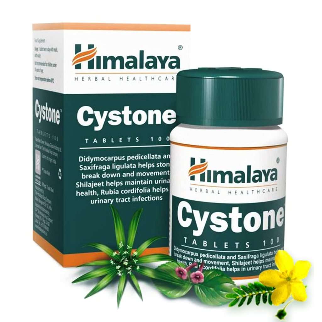 Himalaya Cystone Tab 100& 100Sx2 helps expel kidney stones & prevents ...