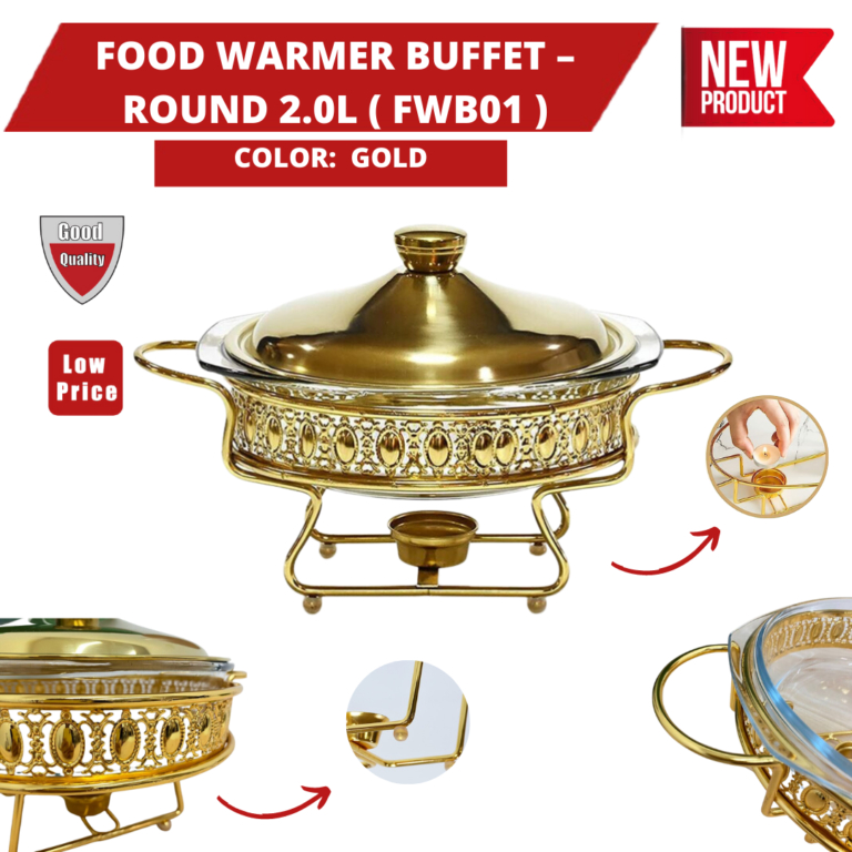 Serving Food Warmer Buffet – Round 2.0L ( FWB01 ) | Shopee Malaysia