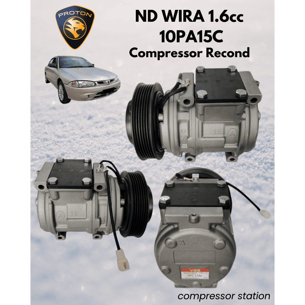 (017) ND Wira 1.6cc 10PA15C Compressor Recond | Shopee Malaysia