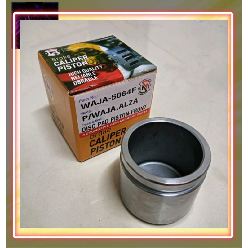 NS Disc Pad Piston Waja, Alza First Model (2009"-2013")(front)(caliper ...