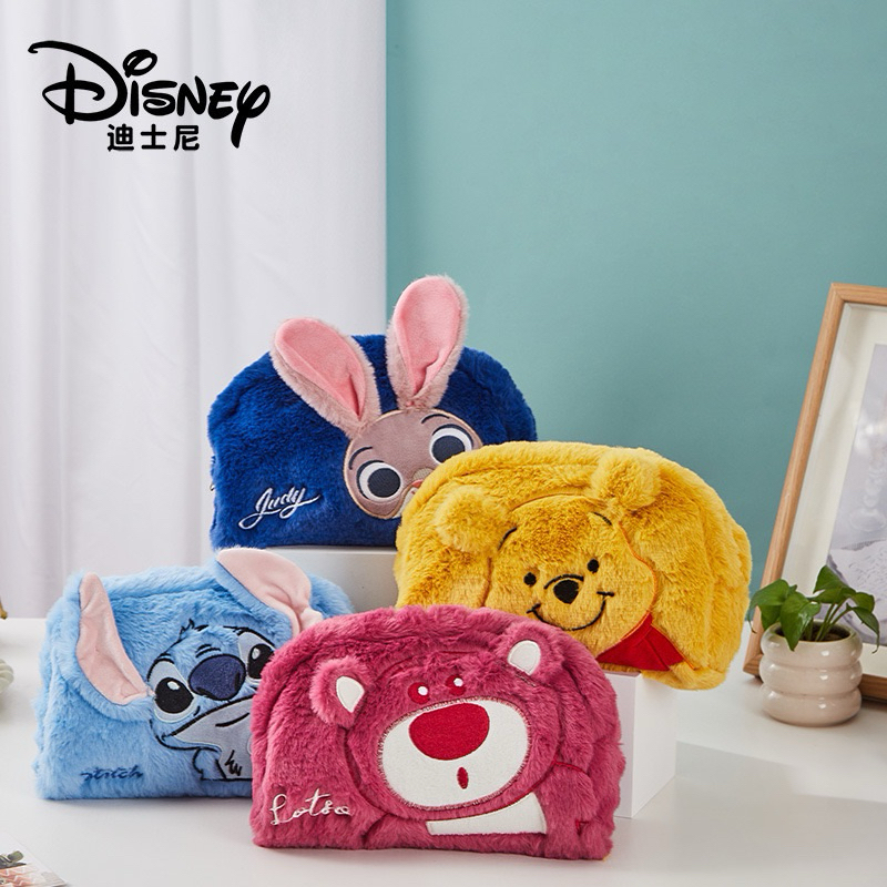 Winnie the Pooh, Lotso, Piglet, Rabbit n Mike fluffy Cosmetic Pouch ...
