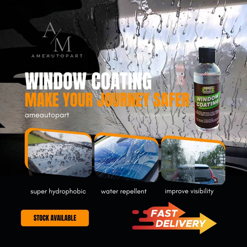 Strong Window Coating for Windscreen & Window 100ml | Shopee Malaysia