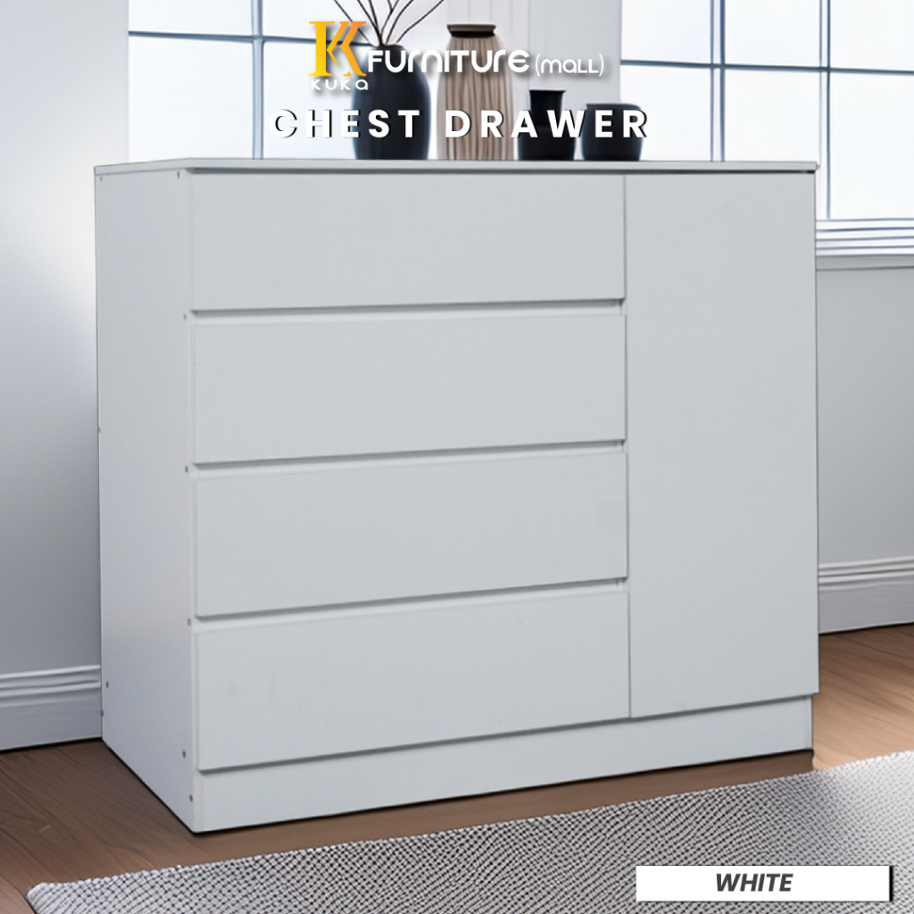 [KUKA] 4 Drawers | Chest Drawer | Chest Drawer 4 Layer | Tall Chest ...
