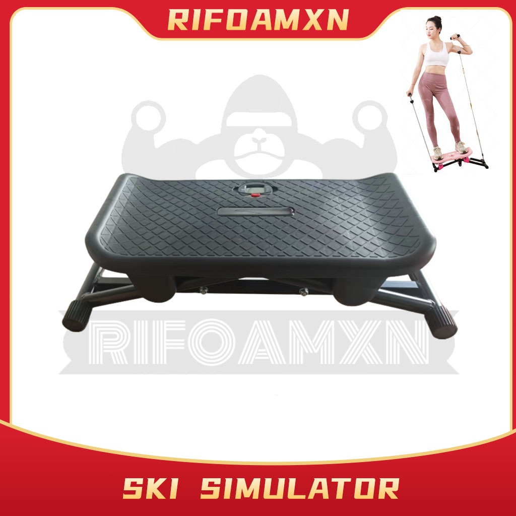[Special price]Ski Machine Stepper Exercise Slide Stepper Foldable Indoor Aerobic Train Skiing ...