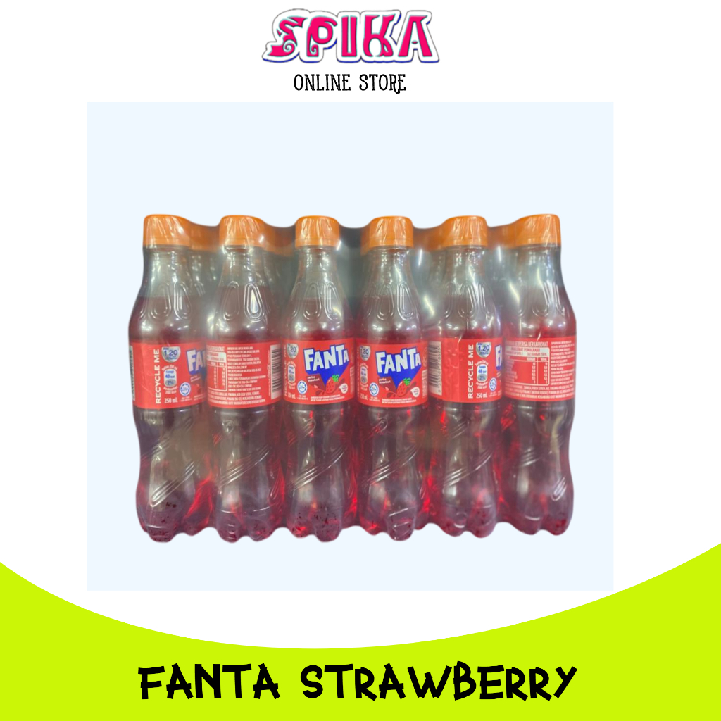 FANTA STRAWBERRY DRINKS 250ML (1 BOX 24 PCS) | Shopee Malaysia