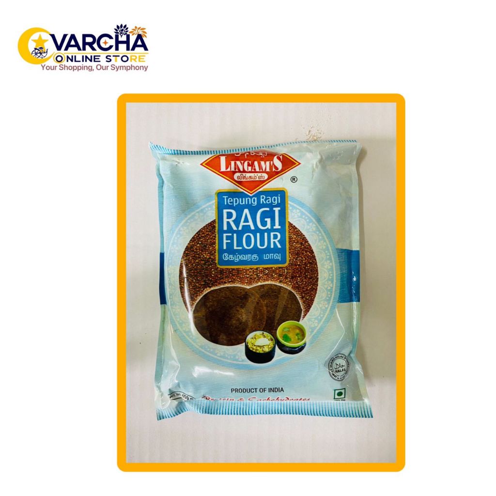 #OFFER #LINGAM'S RAGI FLOUR/TEPUNG RAGI - 450G (READY STOCK) | Shopee ...