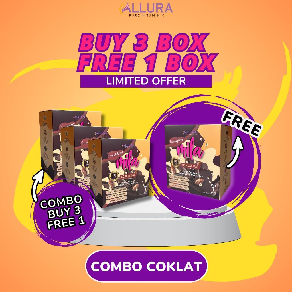 Mila Coklat Oat – Oat Coklat Instant Tanpa Gula | Tinggi Fiber | Rasa ...
