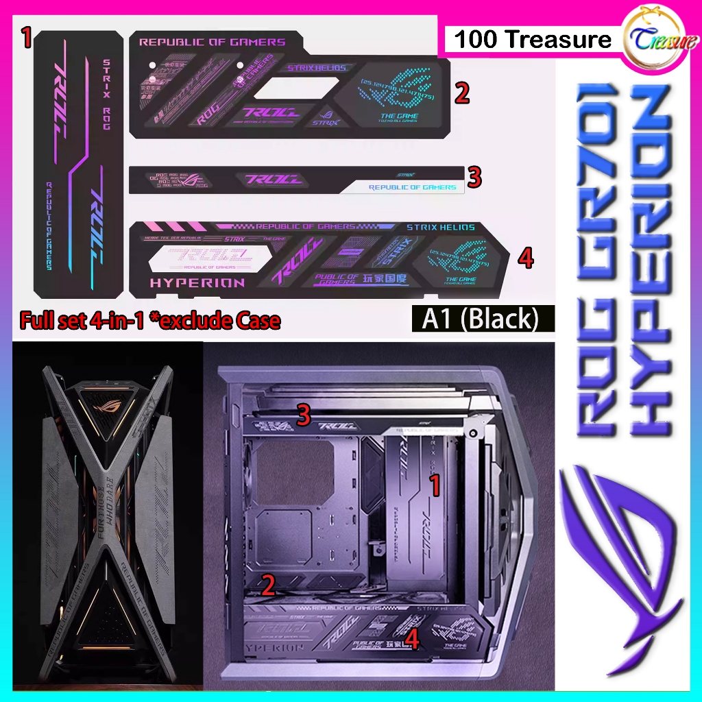 Pre-order: ASUS ROG GR701 Hyperion Case Theme Set CPU Light Board AURA ...