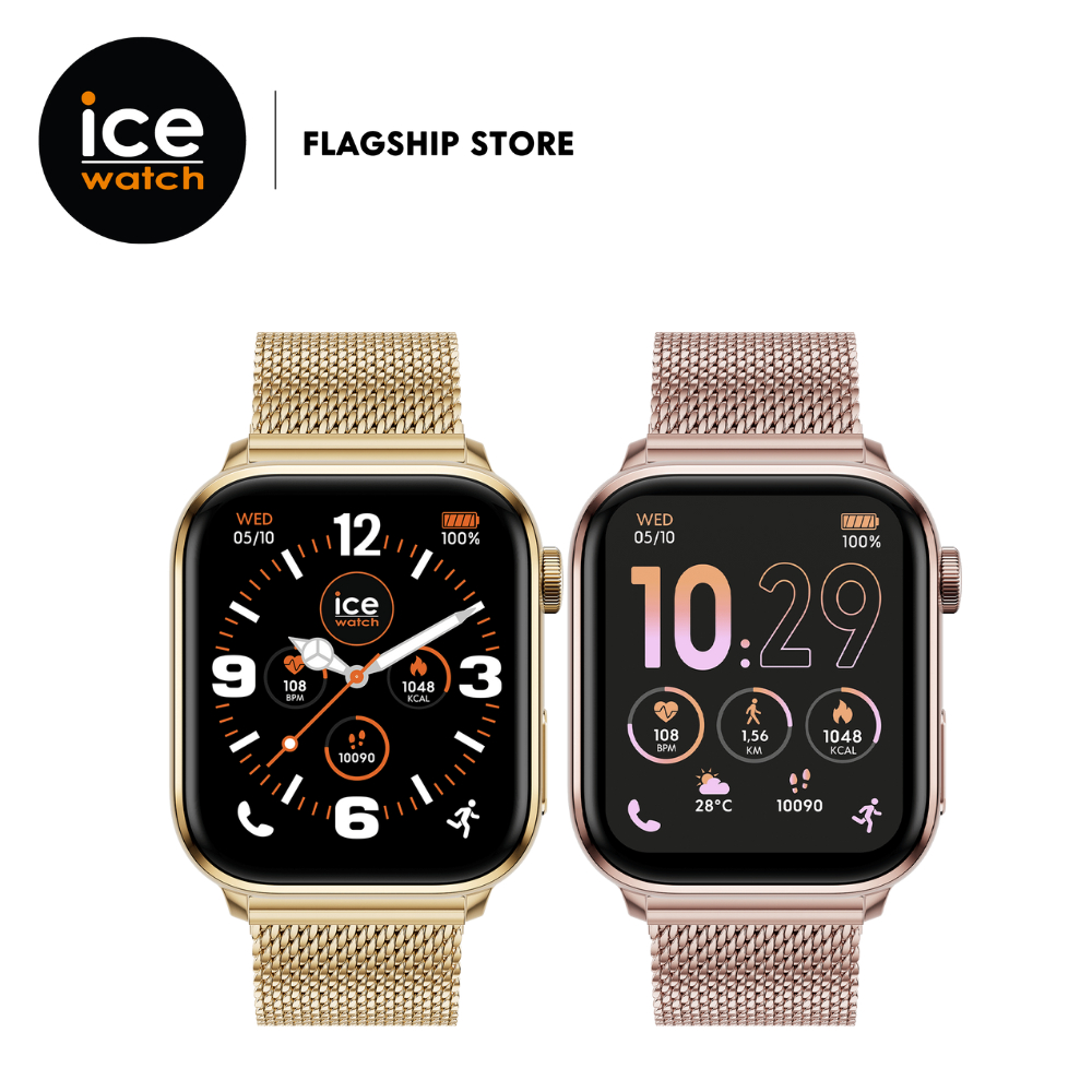 Ice-Watch ICE smart 2.0 rectangular 1.96 Milanese | Bluetooth | Fitness ...