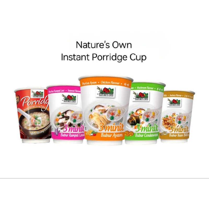 Instant cup porridge 40g x 1 | Shopee Malaysia