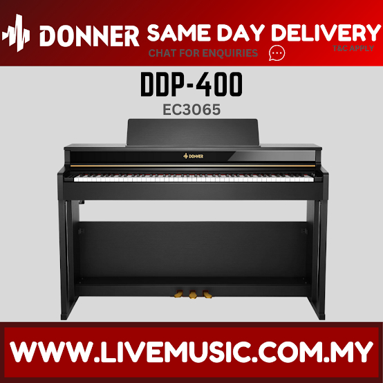 Donner DDP-400 Professional 88-Key Progressive Hammer Action Weighted ...