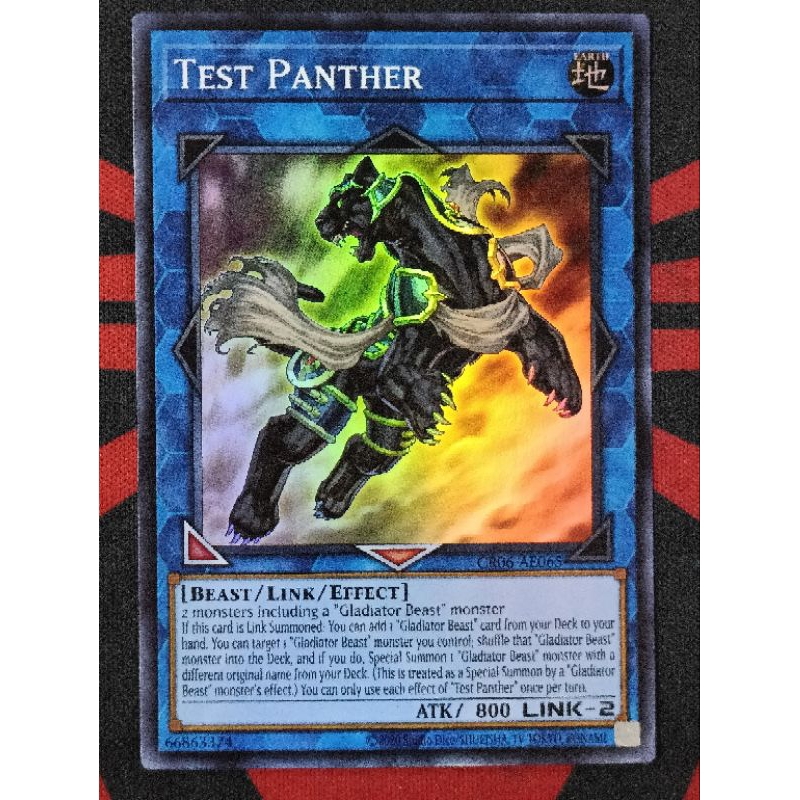 YUGIOH KONAMI CR06-AE065 Test Panther (Super Rare) | Shopee Malaysia