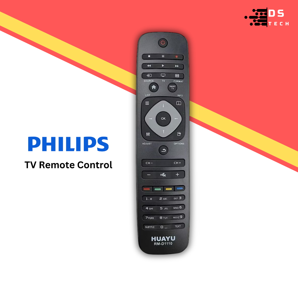 PHILIPS SMART LED TV REMOTE CONTROL REPLACEMENT [M'SIA STOCK] RM-D110 | Shopee Malaysia