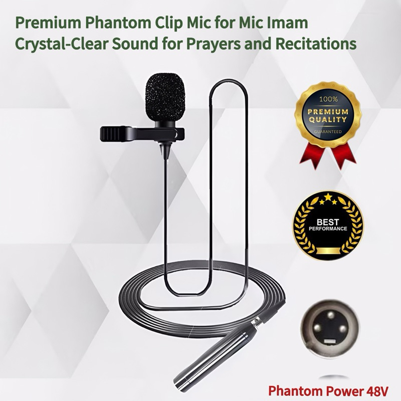 (Ready Stock) Premium Quality Professional Phantom Clip Mic for Mic ...
