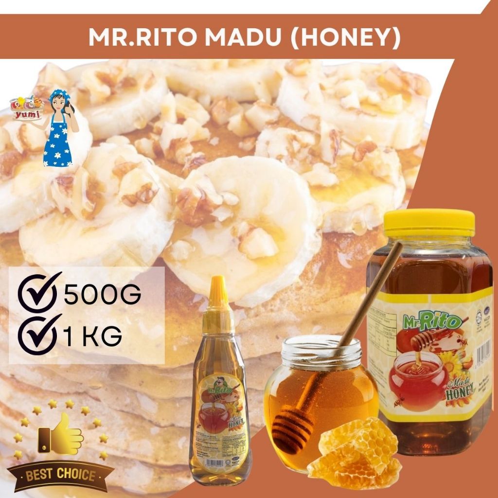 [READY STOCK] MR.RITO MADU (HONEY) 500G/1KG | Shopee Malaysia