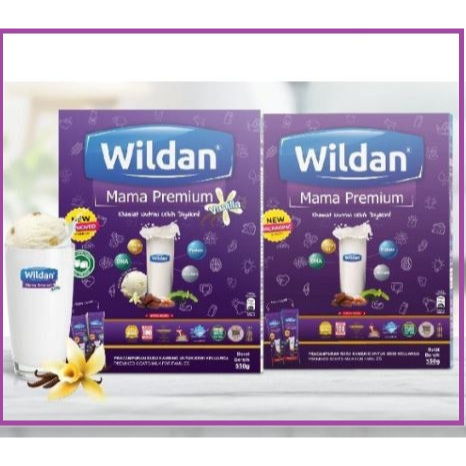 Wildan Mama Premium Asli/Vanilla (25g x 22 sachet per box) | Shopee ...