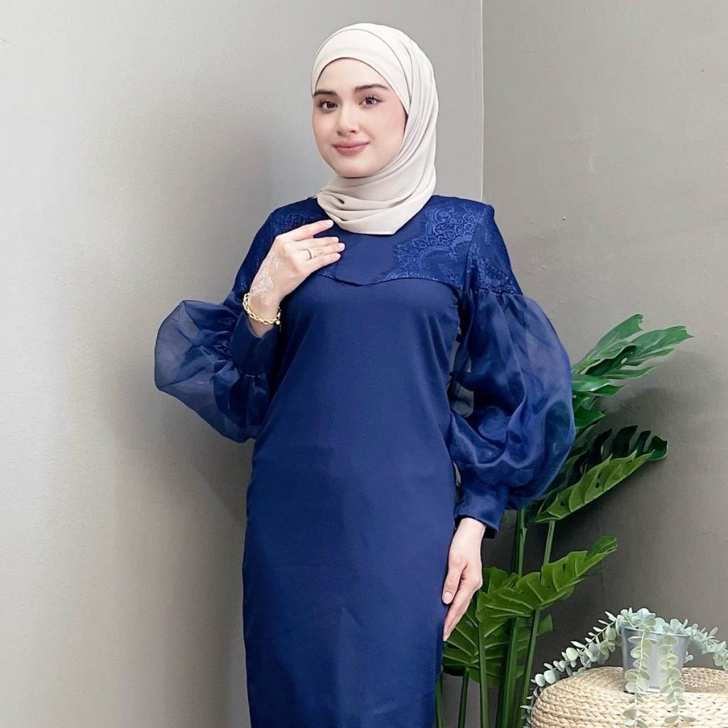 Charlotte ORGANZA Sleeve with Lace (ADULT) | Shopee Malaysia
