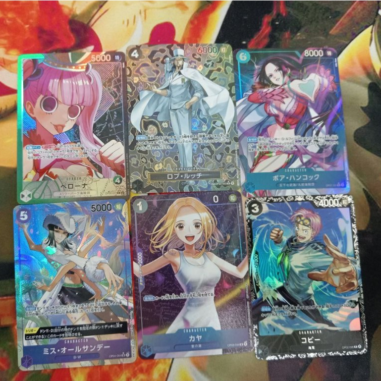 6 pcs / set Perona Rob Lucci Boa handcock miss all sunday kaya copy ...