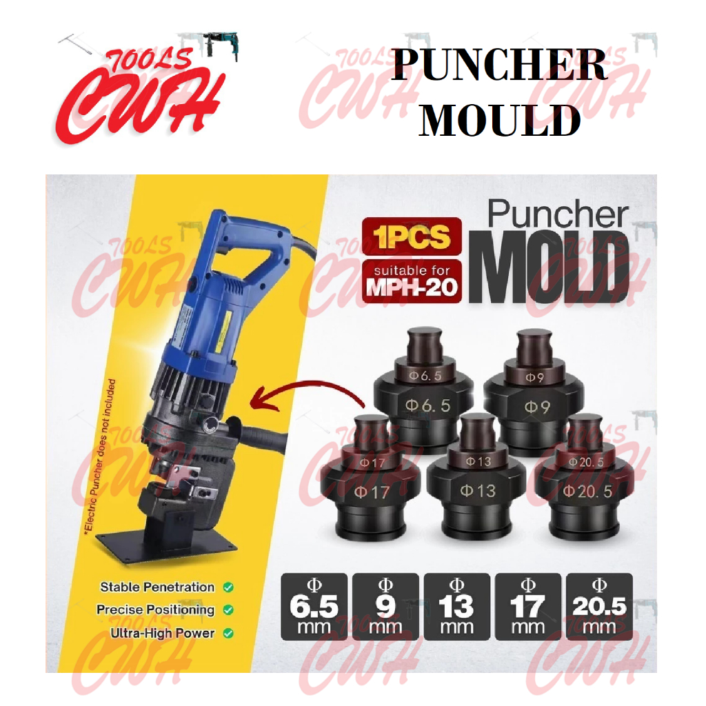 MHP-20 Electric Hydraulic Hole Puncher Mold for MHP-20 Replacement ...