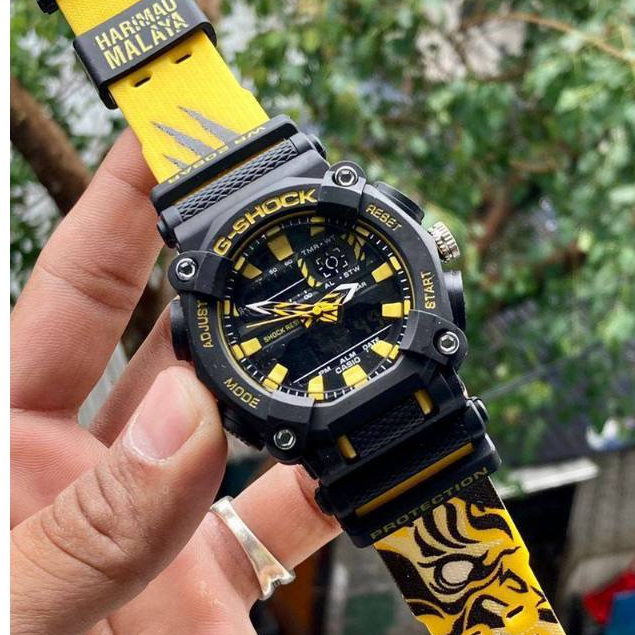 G SHOCK GA-900 JAM TANGAN ANALOG LELAKI RUBBER STREP DIGITEL 2 TIME ...