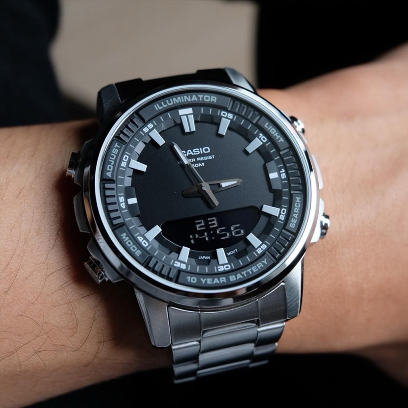 [ GUARANTEE HEAVY DUTY ] Casio AMW 880D Murah B400 B500 MT-G Stainless ...