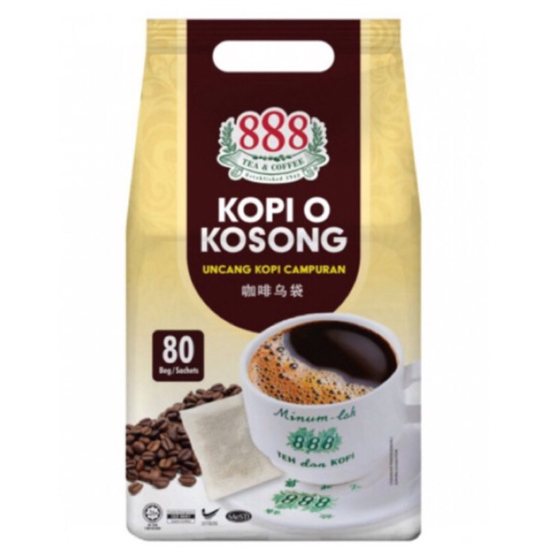 888 Kopi 'O' Coffee Mixture Bag Economy Pack (10gm x 80's) | Shopee ...