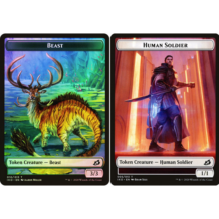 {Beast Token} // {Human Soldier Token} (#05) Ikoria: Lair of Behemoths ...
