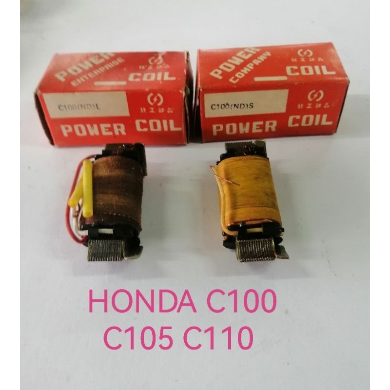 HONDA C100 C105 C110 NEW MAGNET COIL SET NEW OLD STOCK | Shopee Malaysia