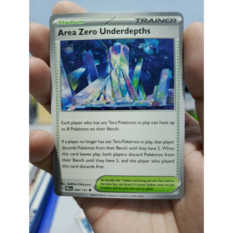 Pokemon TCG Area Zero Underdepths Prismatic Evolution | Shopee Malaysia