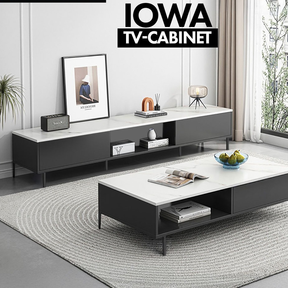 Modern Simple Living Room Furniture TV Cabinet with 2 door 3 ...