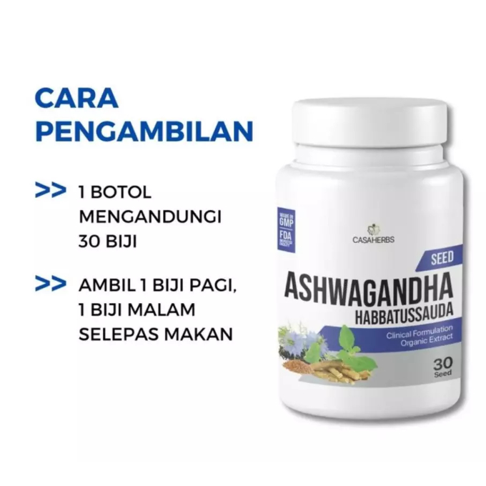 1 Botol Maajun Ashwagandha & Habbatussauda Casa Herbs READY STOCK ...