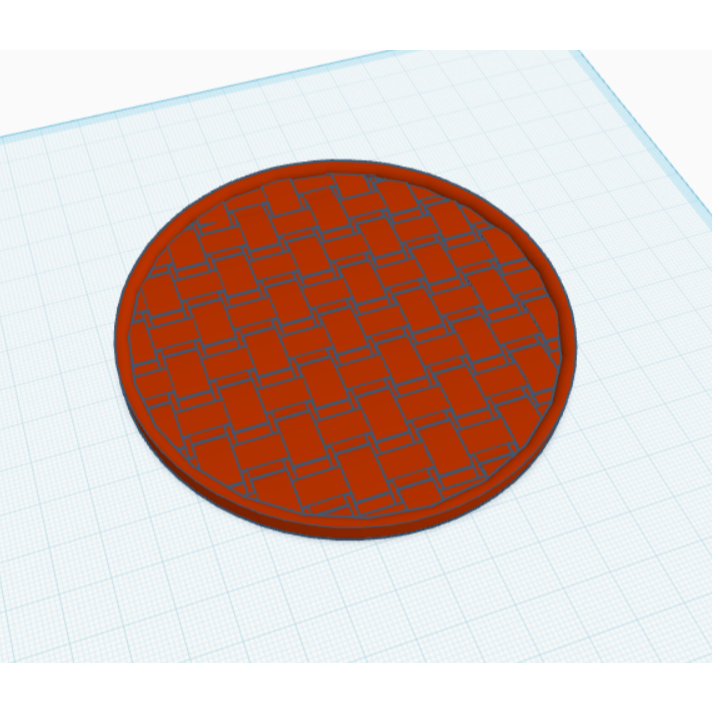 Woven Style Coasters – 3D Printed, Biodegradable PLA for Sustainable ...