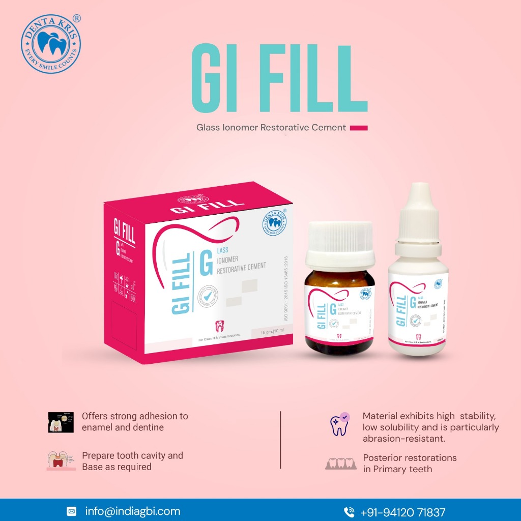 GI-FILL Glass Ionomer Type II ( Restorative) | Shopee Malaysia