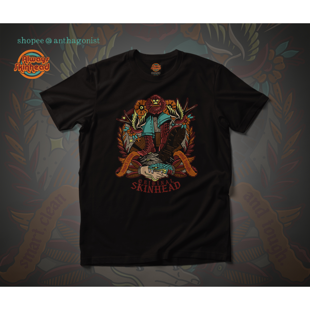 ORIGINAL SKINHEAD | ALWAYS SKINHEAD | BOOTLEG | Gildan Premium 100% ...
