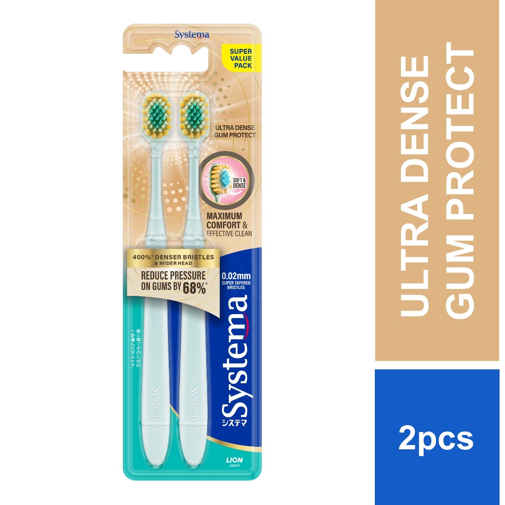 Systema Ultra Dense Gum Protection Toothbrush 2's [Assorted Color ...