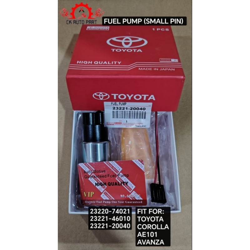 TOYOTA COROLLA AE101 AVANZA FUEL PUMP UNIT (SMALL PIN) 23220-74021 ...
