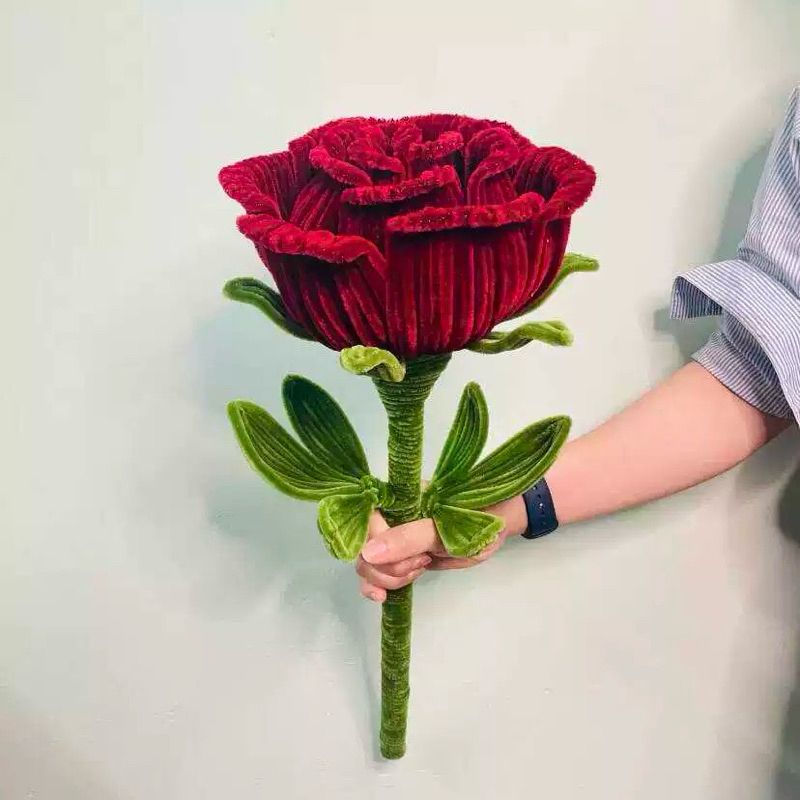 [Malaysia Ready Stock] 50cm扭扭棒巨型玫瑰花材料包Huge Rose Flower Material Pack ...