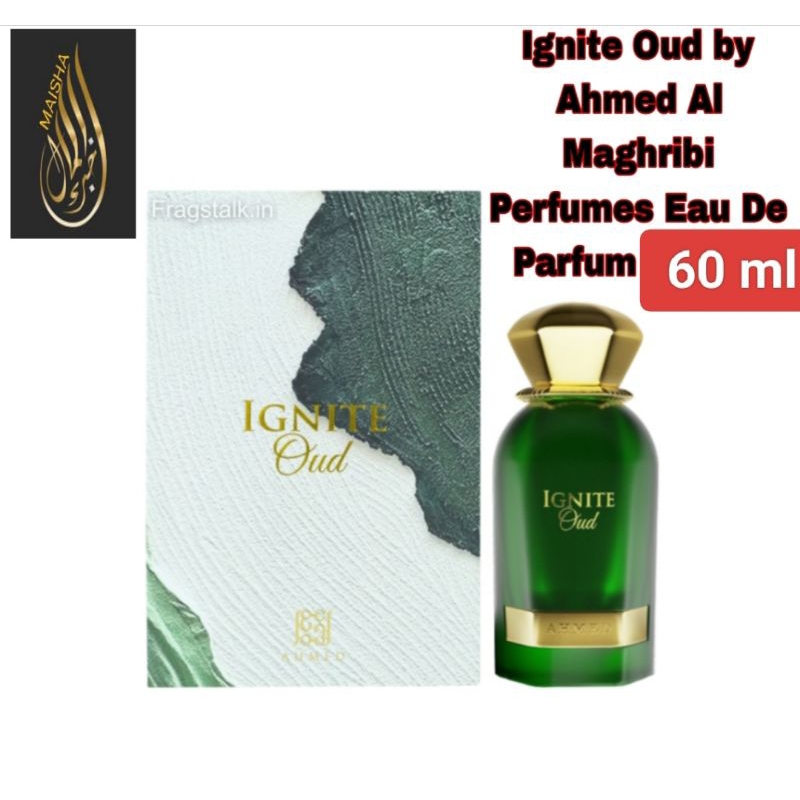Ignite Oud by Ahmed Al Maghribi Perfumes - 60ML Eau De Parfum for ...