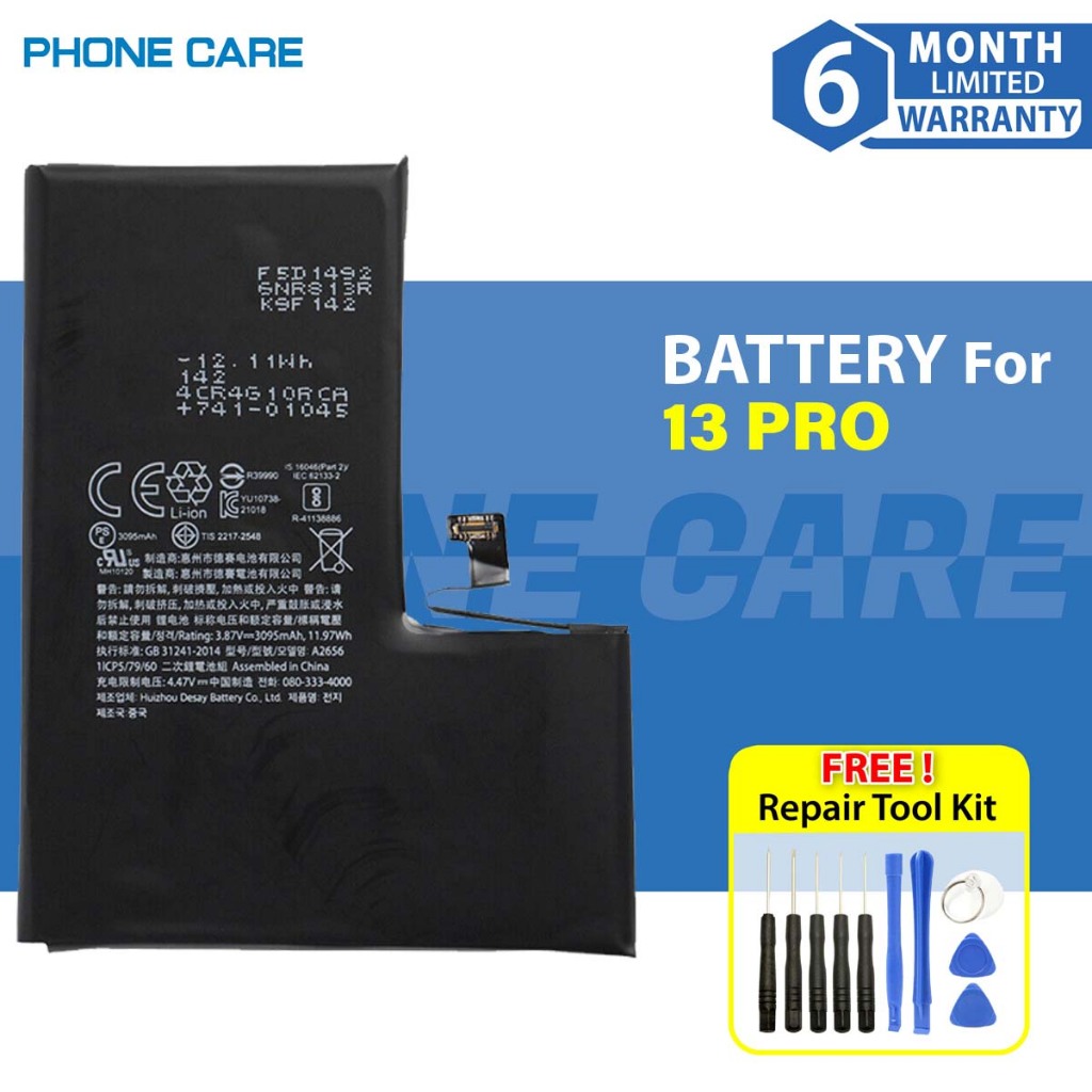 Battery A2656 Compatible For IP 13 Pro (3095 mAh) | Shopee Malaysia