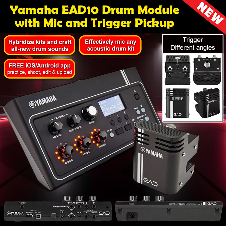 Yamaha EAD10 Drum Module with Mic & Trigger Pickup | Shopee Malaysia