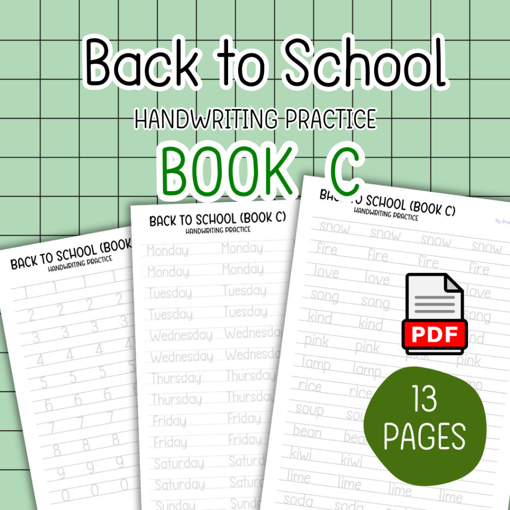 [PDF] back to school handwriting practice latihan menulis tulisan ...