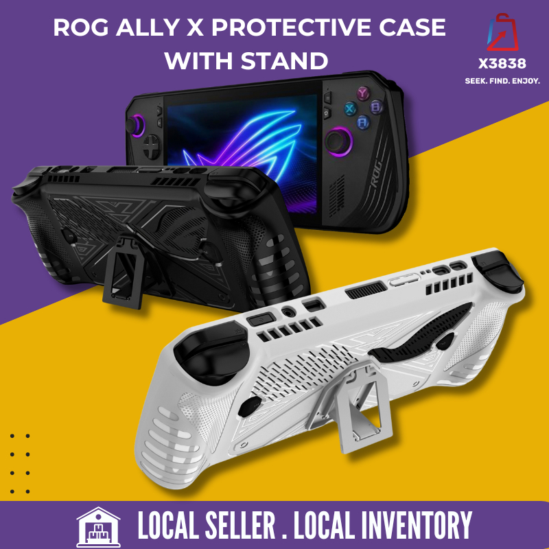 ROG Ally X Protective Case with Stand – TPU Soft Shell for Gaming ...