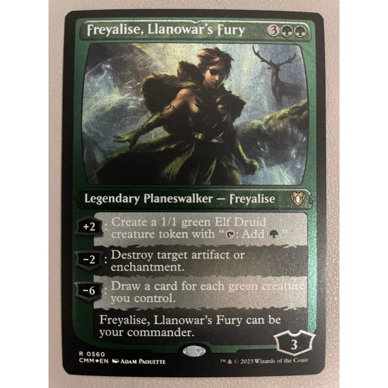 MTG:Commander Master (CMM) R0560 - Freyalise, Llanowar’s Fury (Foil Etched) | Shopee Malaysia